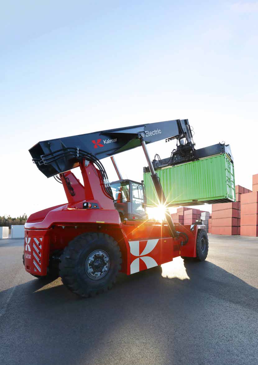 Kalmar ERG450-65S5X Container Handler: Specs Manuals
