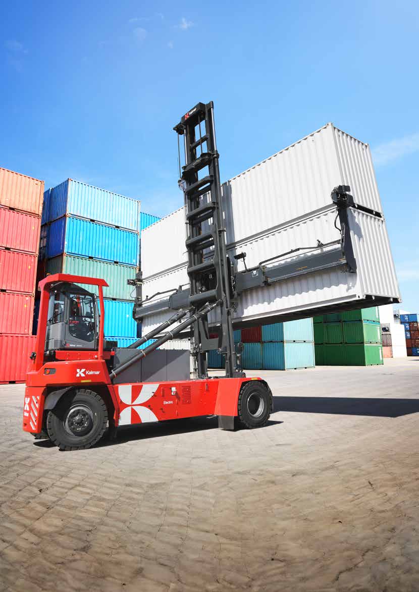 Kalmar ECG100-50ED Container Handler: Specs Manuals