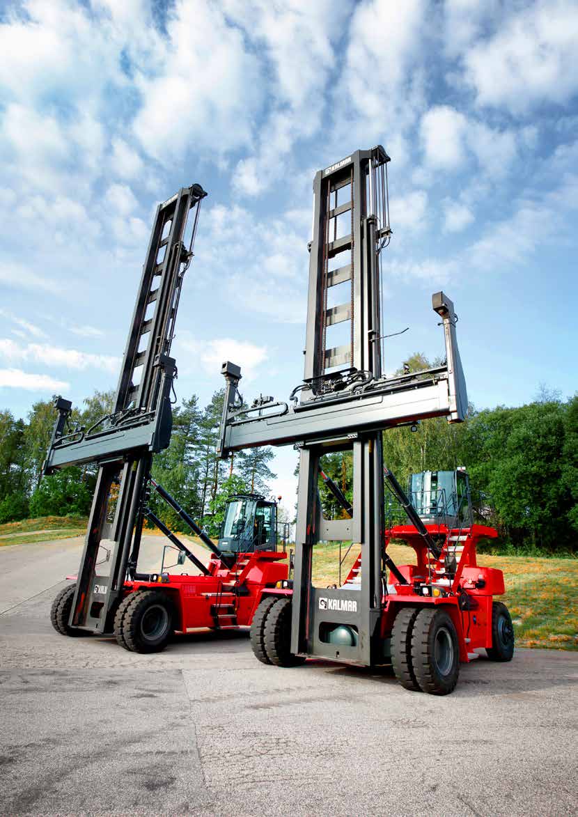 Kalmar DCG100-45ED Container Handler: Specs Manuals