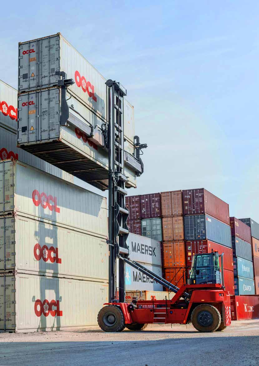 Kalmar DCG100-45ES Container Handler: Specs Manuals