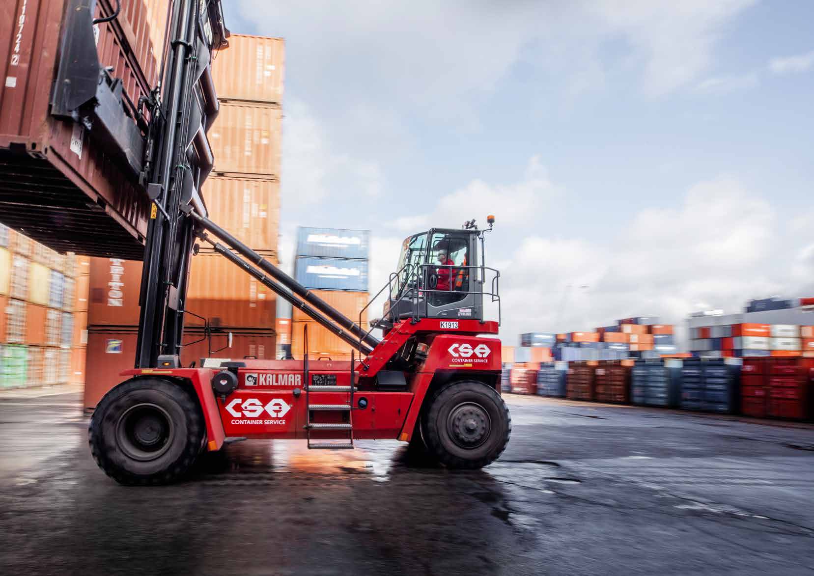 Kalmar DCG80-45ES Container Handler: Specs Manuals