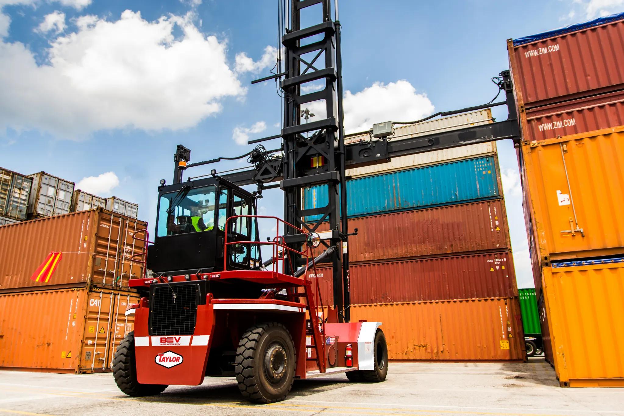 Taylor ZEC-206/7 Container Handler: Specs Manuals