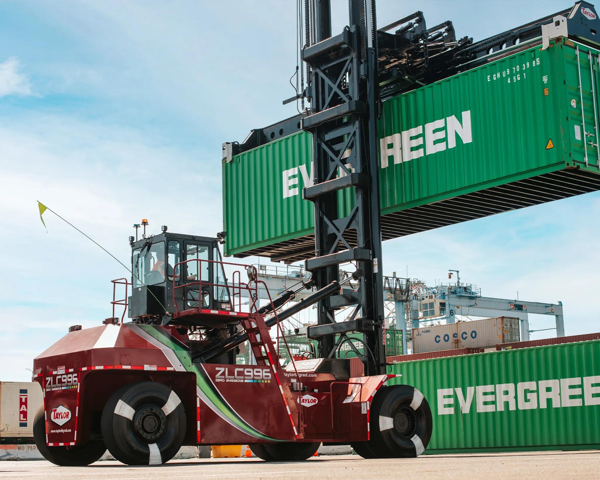 Taylor ZLC-996 Container Handler: Specs Manuals