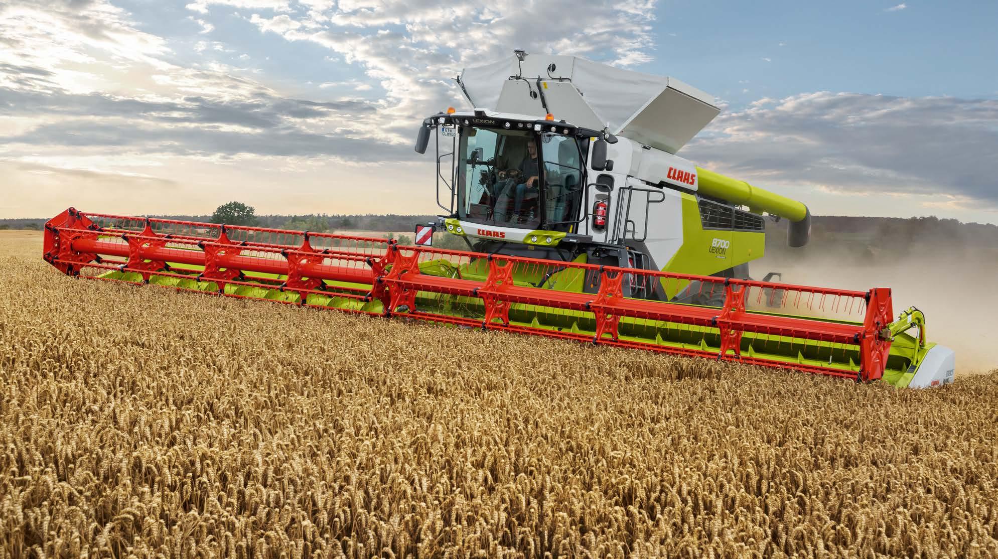 Claas LEXION 8700 TERRA TRAC Combine Harvester Specs