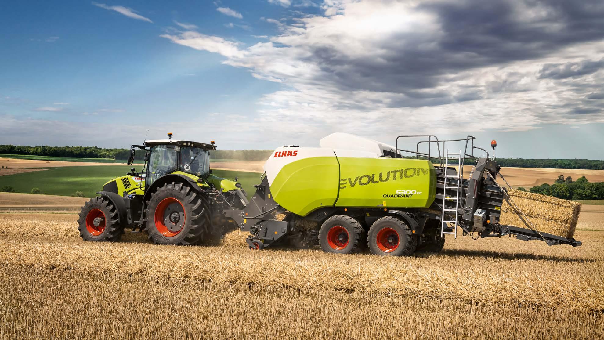 Claas QUADRANT 5300 EVOLUTION Baler Specs