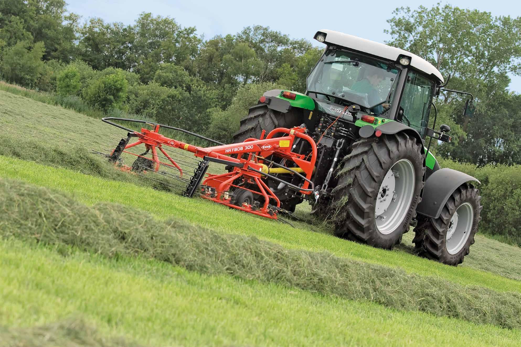 KUHN HAYBOB 300 TEDDER/RAKE Tedder-Rake Combination Specs