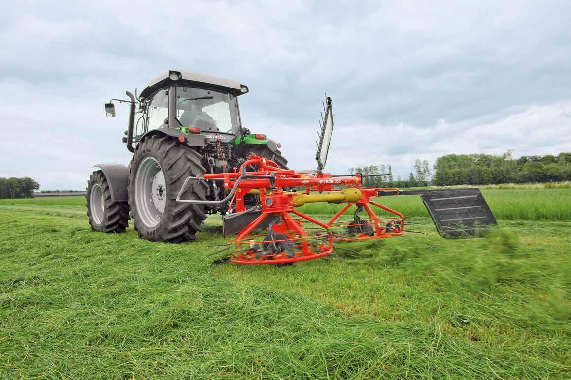 KUHN HAYBOB 360 TEDDER/RAKE Tedder-Rake Combination Specs