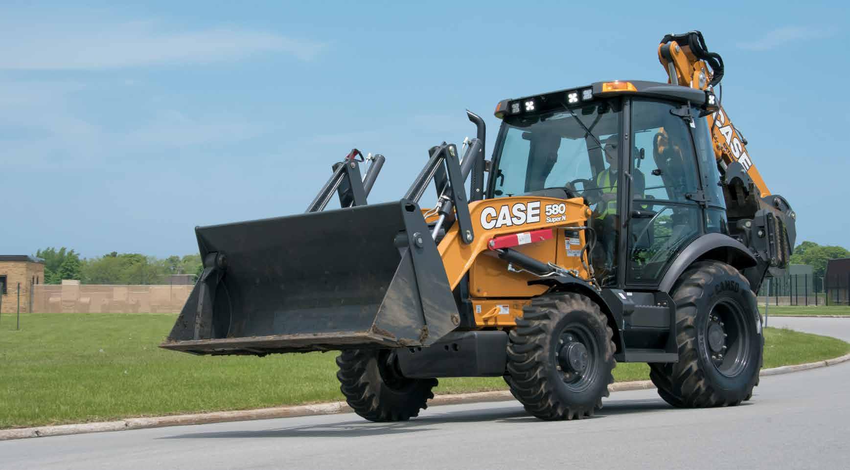 case 580 backhoe dimensions