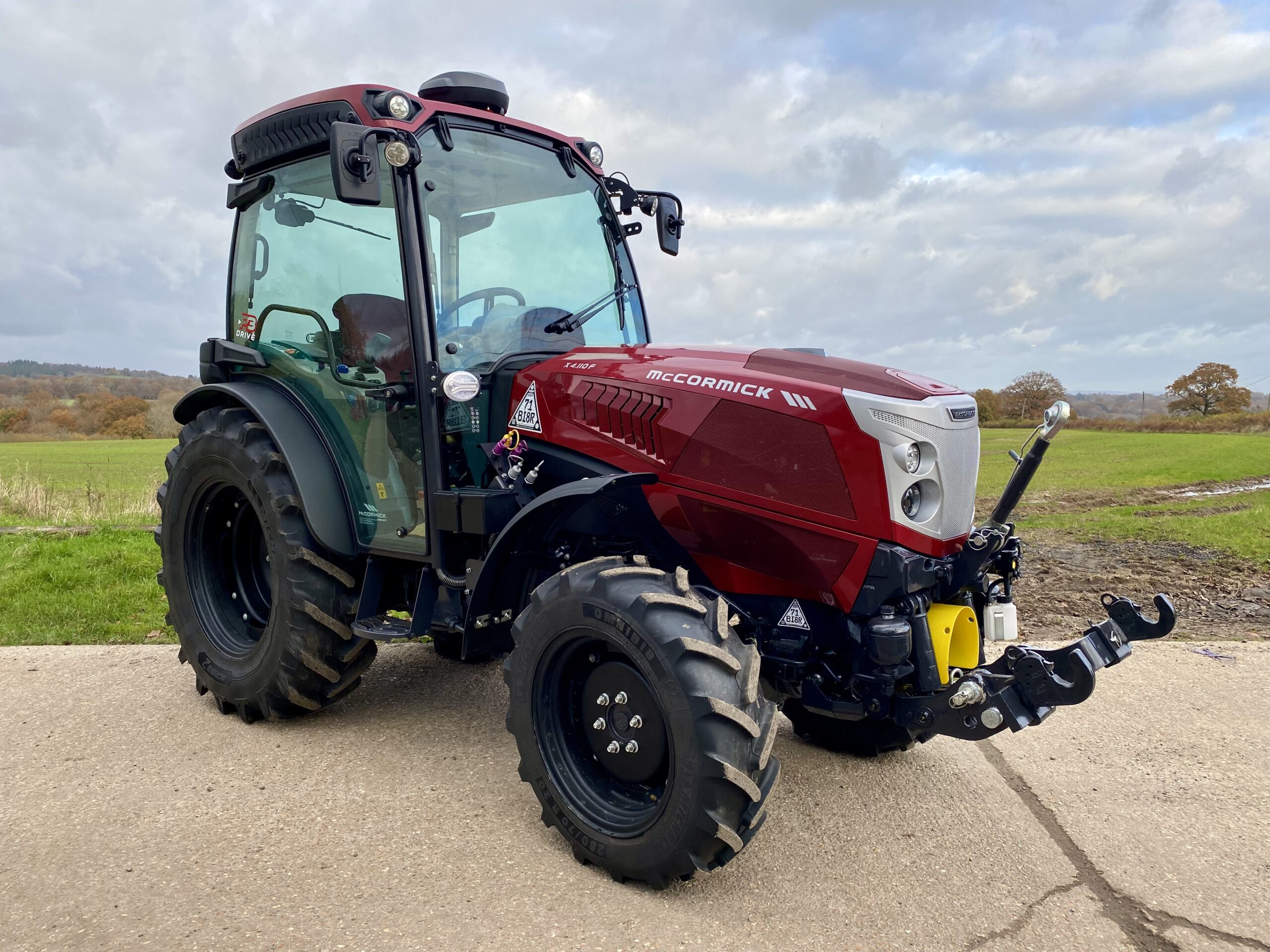 McCormick X4.110F/GE ROPS: Attachments, Specs, Price