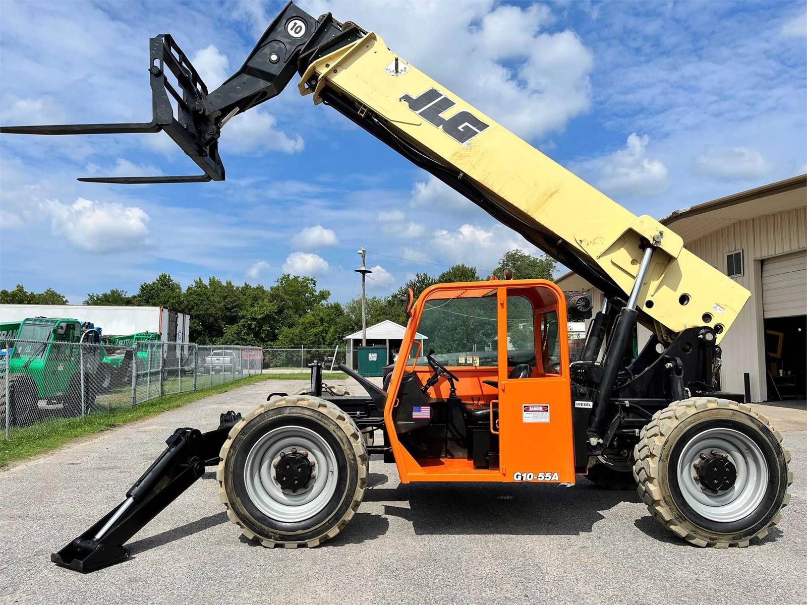 JLG G10-55A Telehandler: Specs & Dimensions | AllMachines